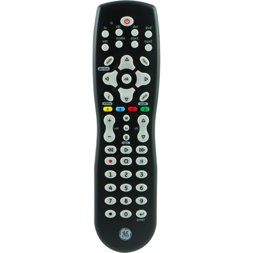 GE 8-Device Universal Remote, Black – Jasco
